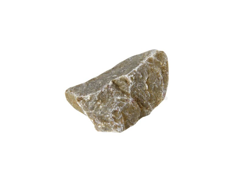 One Rock Isolated on White Background with Clipping Path Stock Image ...