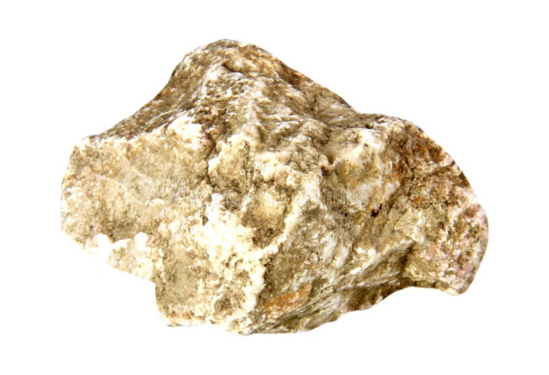 One Rock Isolated on White Background with Clipping Path Stock Image ...