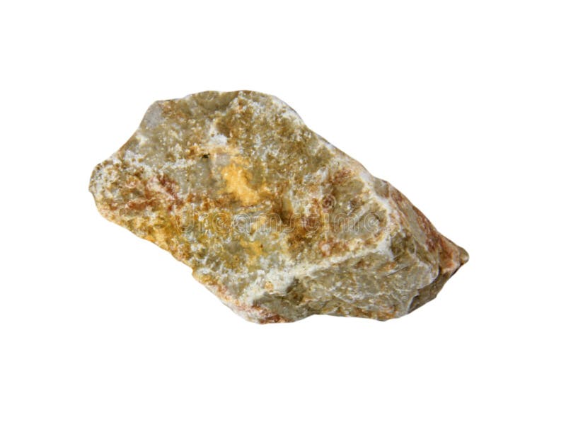 One Rock Isolated on White Background.Selection Focus and with Clipping ...