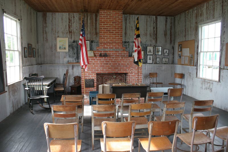 One Room School House stock image. Image of students - 17078553