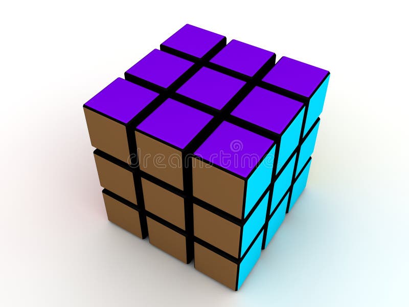 One Rubick s Cube editorial photography. Illustration of fixed - 26235682