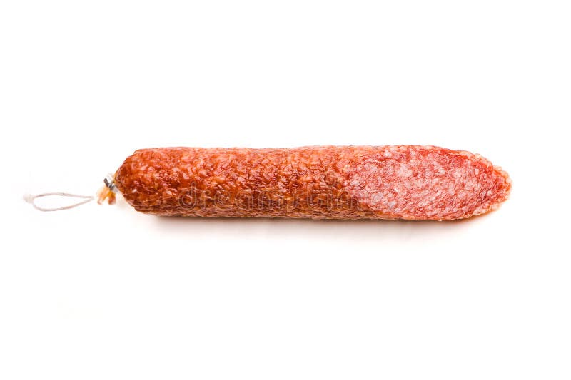 One sausage stock image. Image of breakfast, isolated - 42850687
