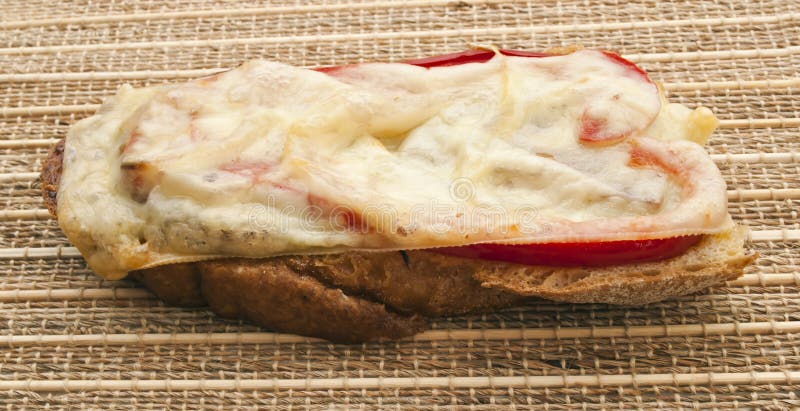 One sandwich on the table stock photo. Image of restaurant - 39469988