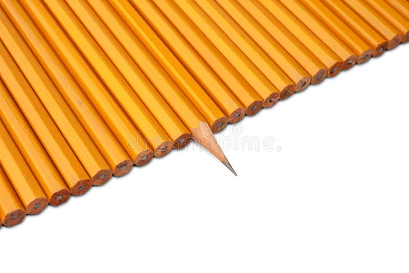 Sharp Pencil stock image. Image of uniqueness, unique - 44462463