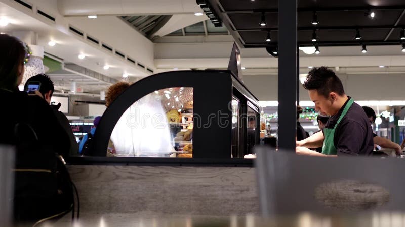 Men working signage stock footage. Video of indicating - 310532902