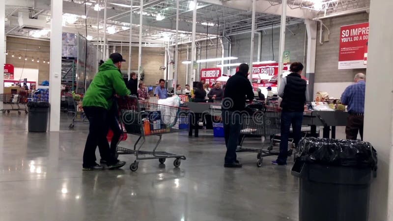 One Side of Check Out Counter Stock Video - Video of service, enjoyment ...