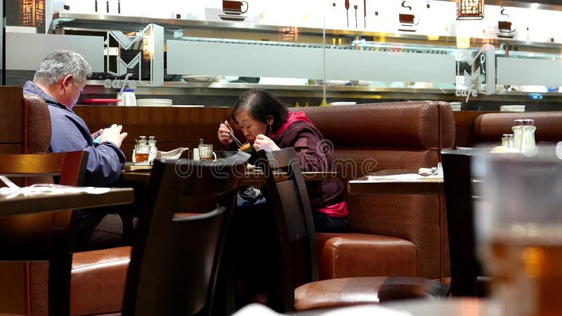One Side of Customer Line Up for Paying Stuff at Service Counter Inside ...