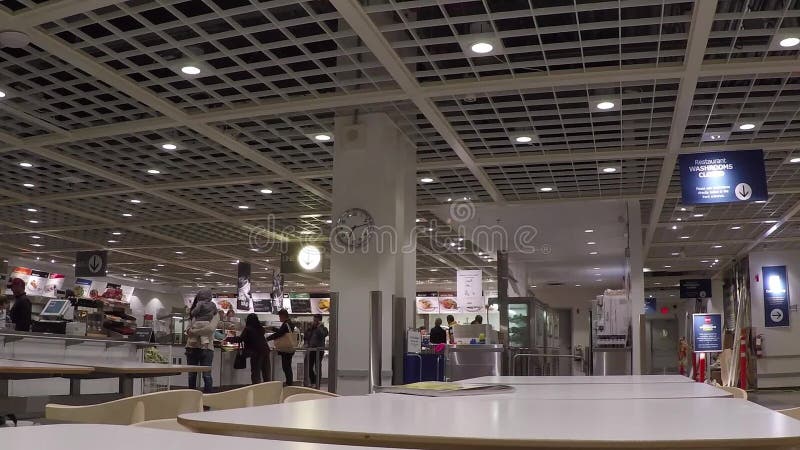 One Side of Food Court at YVR Airport Stock Video - Video of scene ...