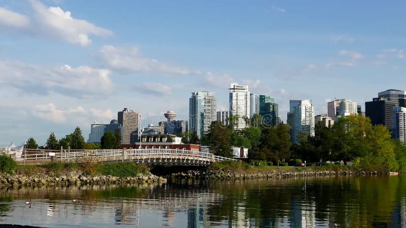 One Side View of the Vancouver Stock Video - Video of shape, city: 72383789