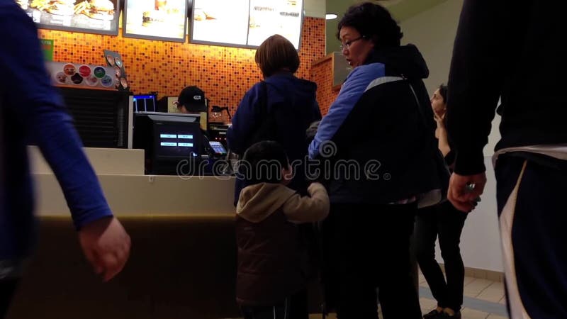 One Side of Food Court at YVR Airport Stock Video - Video of scene ...