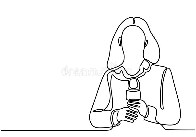 Woman Journalist Stock Illustrations – 7,463 Woman Journalist Stock ...