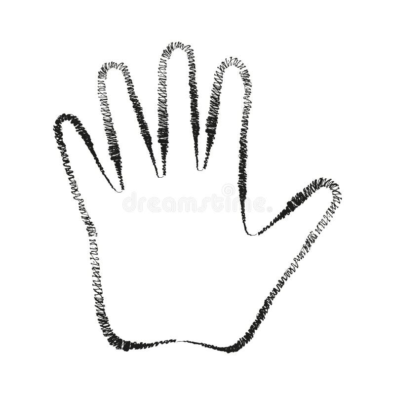 Hand Fingers Spread Stock Illustrations – 751 Hand Fingers Spread Stock ...