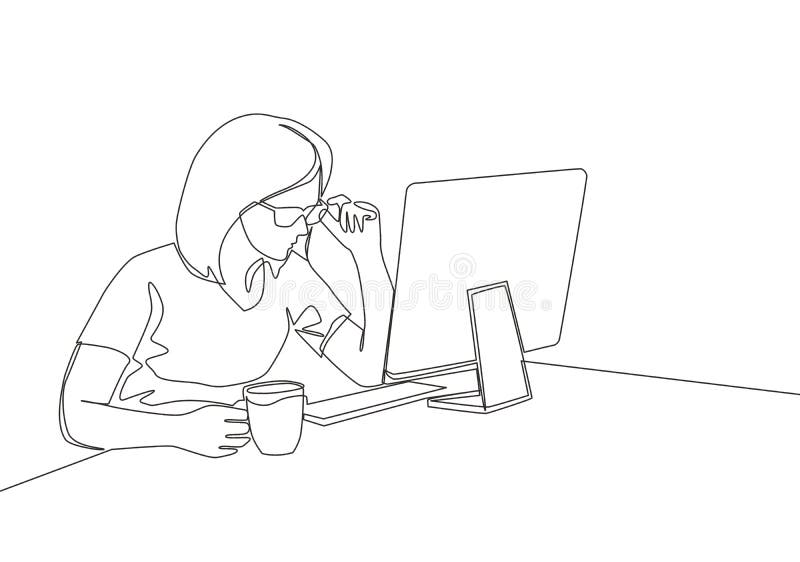 Single Line Drawing Data Stock Illustrations – 1,343 Single Line ...