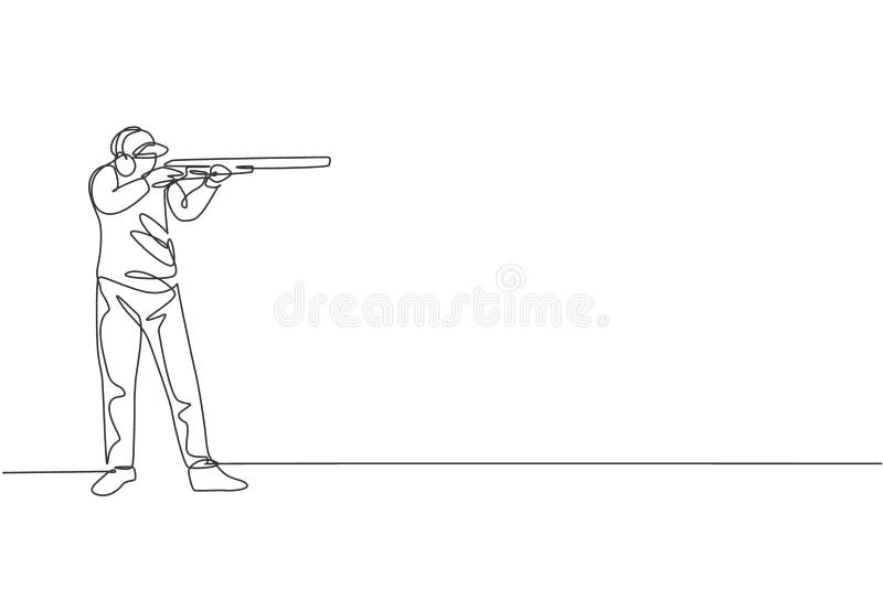 Sporting Clay Shooting Stock Illustrations – 88 Sporting Clay Shooting ...