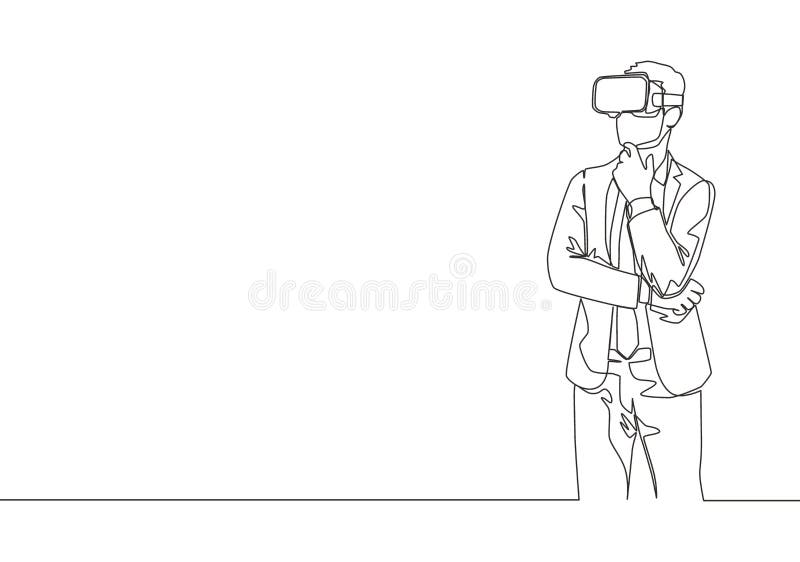 Tech Worker Continuous Line Drawing Stock Illustrations – 13 Tech ...