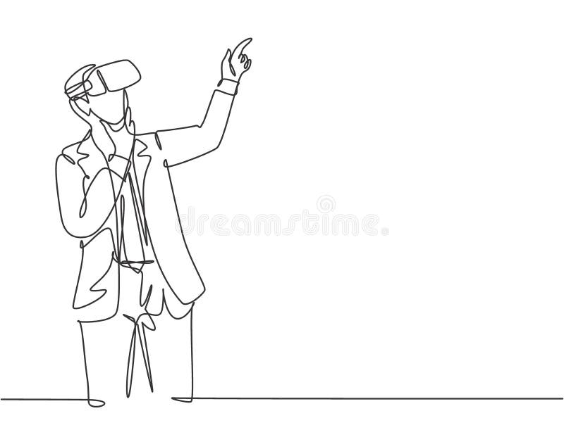 Tech Worker Continuous Line Drawing Stock Illustrations – 13 Tech ...