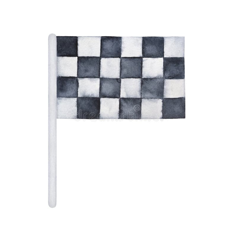 Watercolor Race Flag Stock Illustrations – 61 Watercolor Race Flag ...