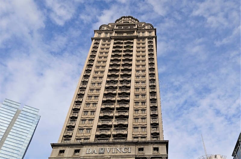 Da vinci Tower editorial stock image. Image of architecture - 353875839