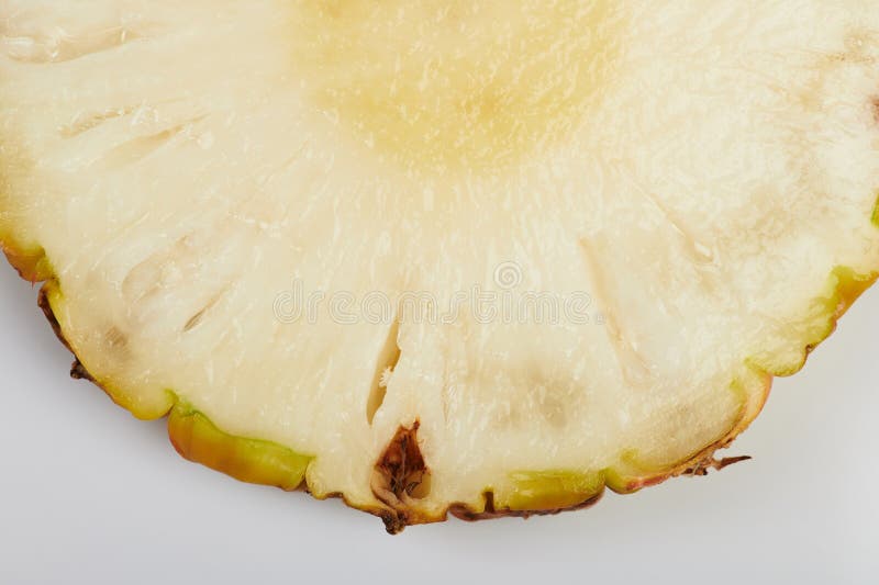 One Slice of Fresh Pineapple Stock Image - Image of diet, hawaiian ...