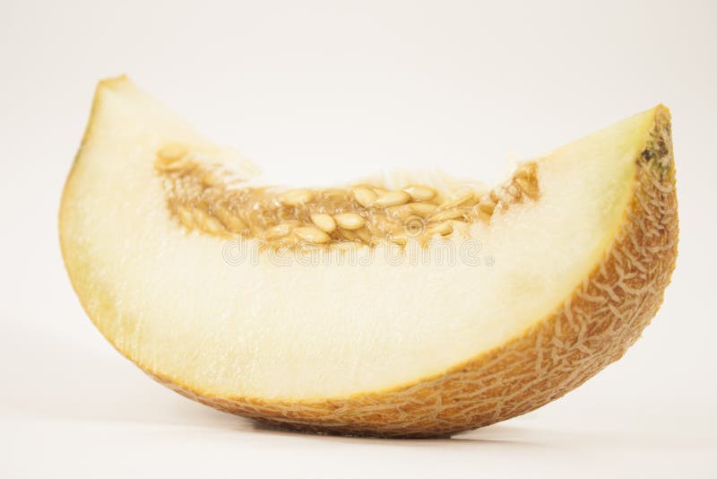 One slice of melon stock image. Image of slice, galia - 80381093