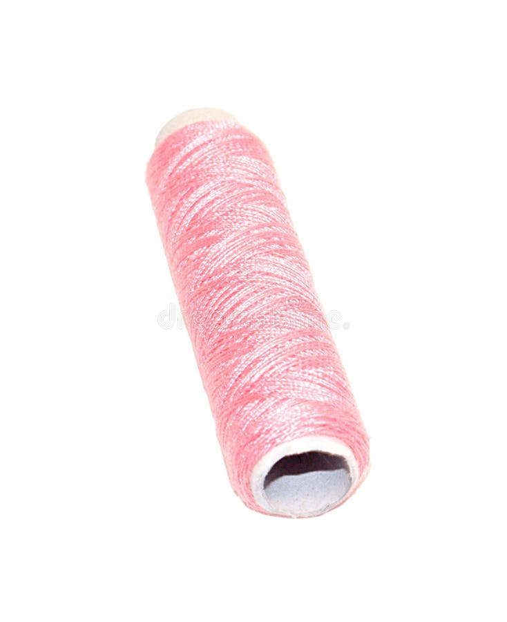 Thread Isolated on White Background Stock Photo - Image of grain, yarn ...