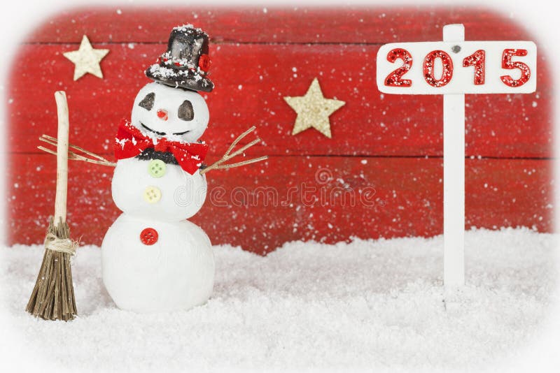 One Snowman Signpost 2015 Number Stock Photos - Free & Royalty-Free ...
