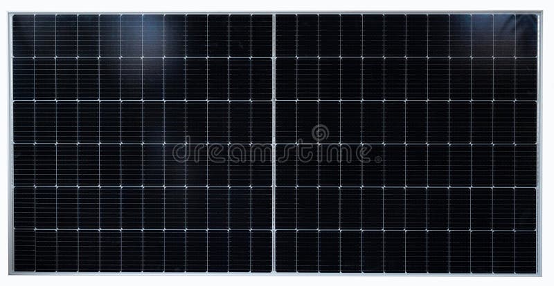 One solar panel frame stock image. Image of solar, photogalvanic ...