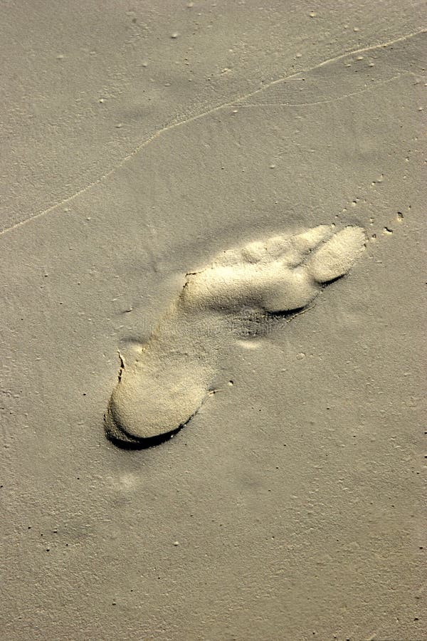 One Solo footprint stock photo. Image of imprint, arch - 118659768