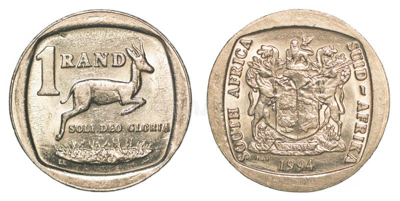 One South African Rand Coin Stock Image - Image of metal, money: 32045719