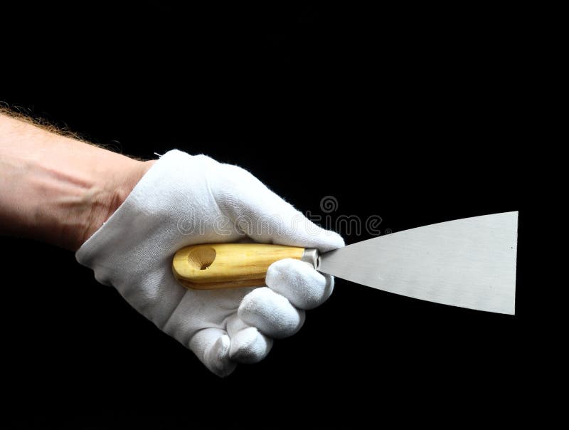 One Spatula and a Hand stock photo. Image of human, hand - 321965656