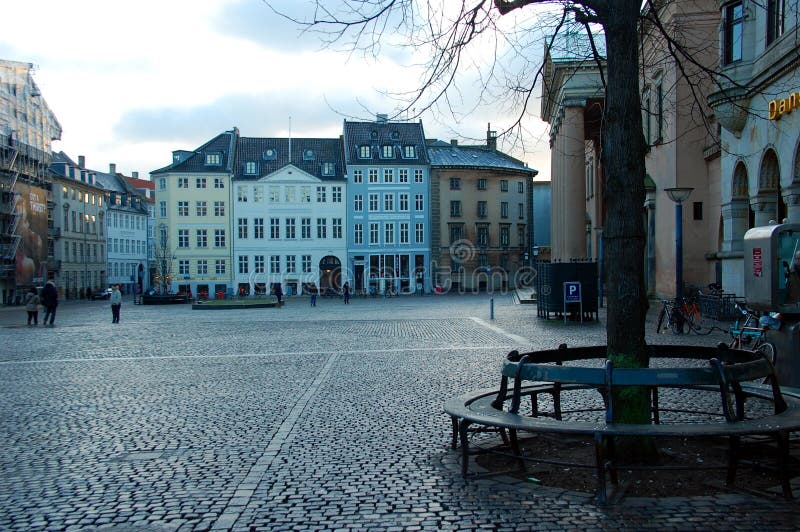 One of the Squares, Copenhagen, Denmark Editorial Stock Photo - Image ...