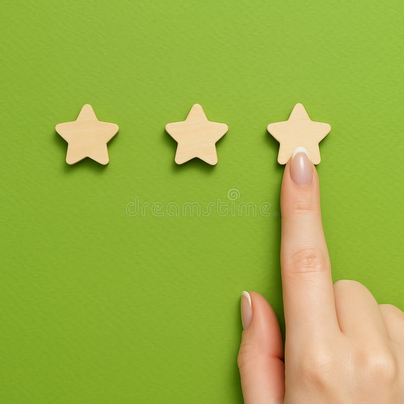 One Star Rating Drop Showing Customer Dissatisfaction Stock ...