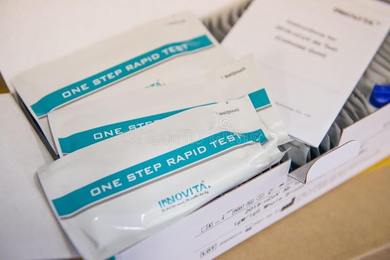 One Step Rapid Test Covid-19 Editorial Photo - Image of clinic, step ...