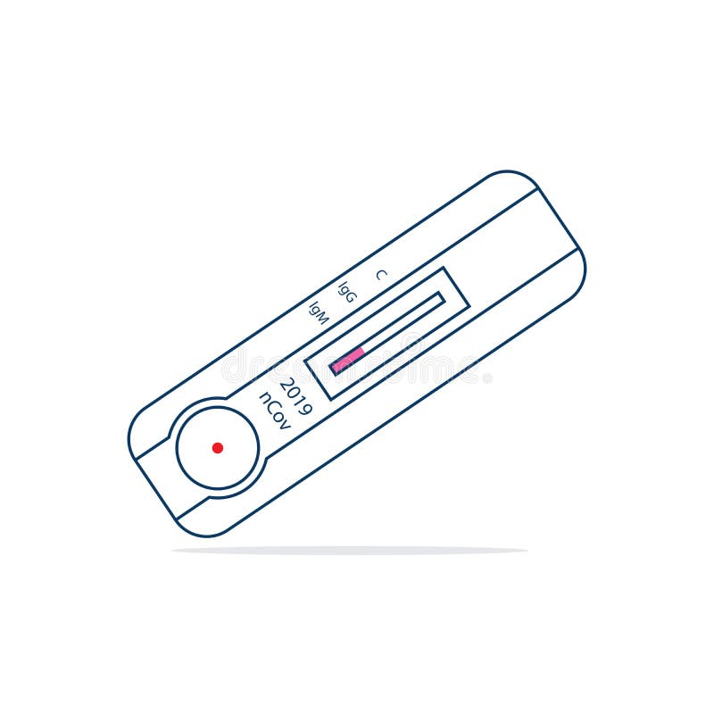 One Step Rapid Test. Positive Test Result for the New Rapidly Spreading ...