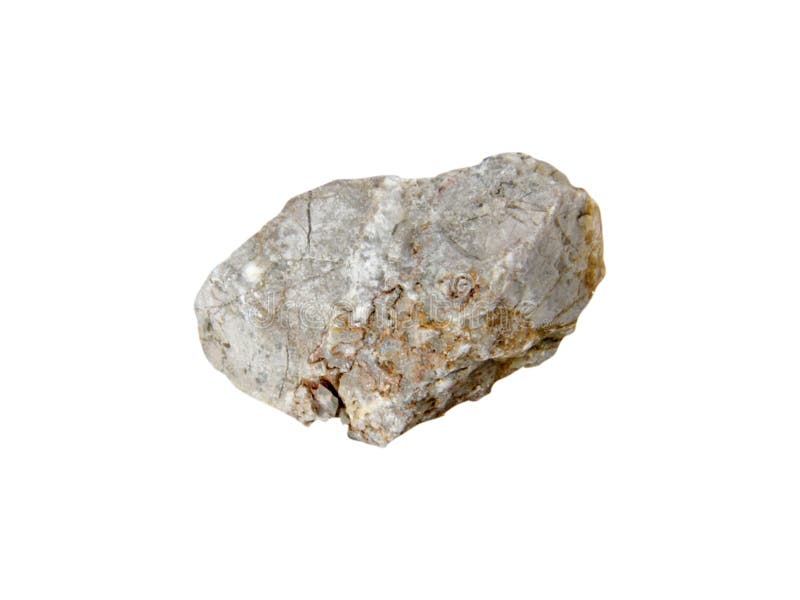 One Stones Isolated on White Background with Clipping Path.Selection Focus Stock Image - Image ...