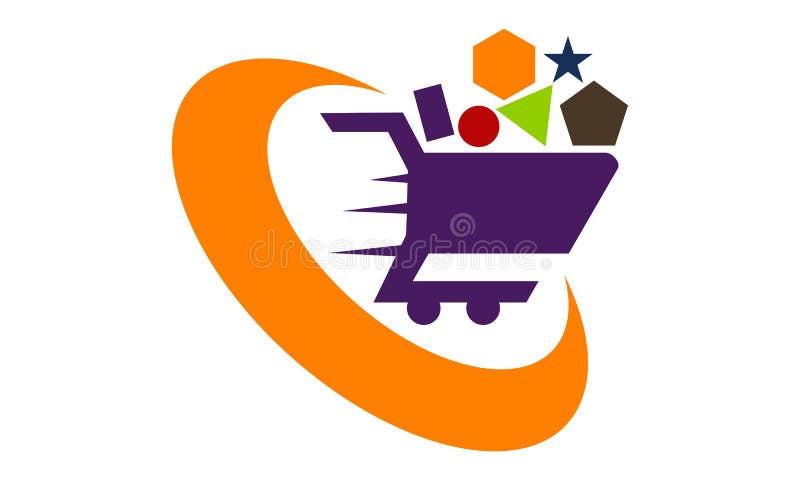 One Stop Shopping stock vector. Illustration of retail - 104815661