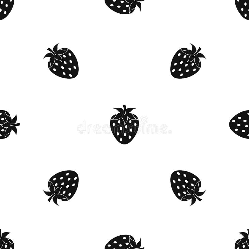 Pattern Seamless Seed Strawberry Texture Stock Illustrations – 475 ...