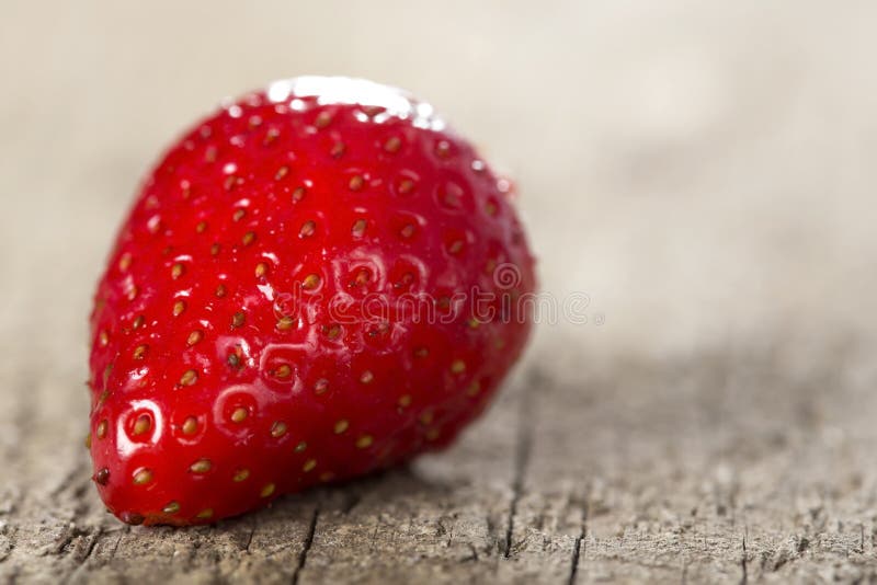 One strawberry stock photo. Image of healthy, inside - 54661304