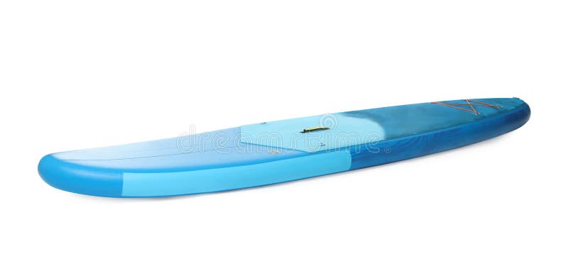 One SUP Board Isolated on White. Water Sport Stock Photo - Image of ...