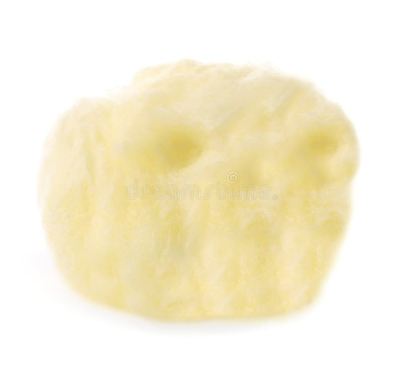 One Sweet Cotton Candy Isolated on White Stock Photo - Image of happy ...