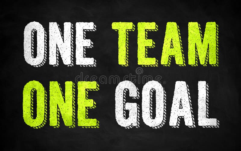 We are one team stock vector. Illustration of crowd, hand - 7536290