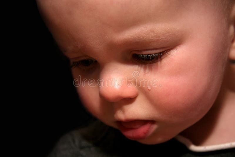 One Tear stock image. Image of children, babies, crying - 720197