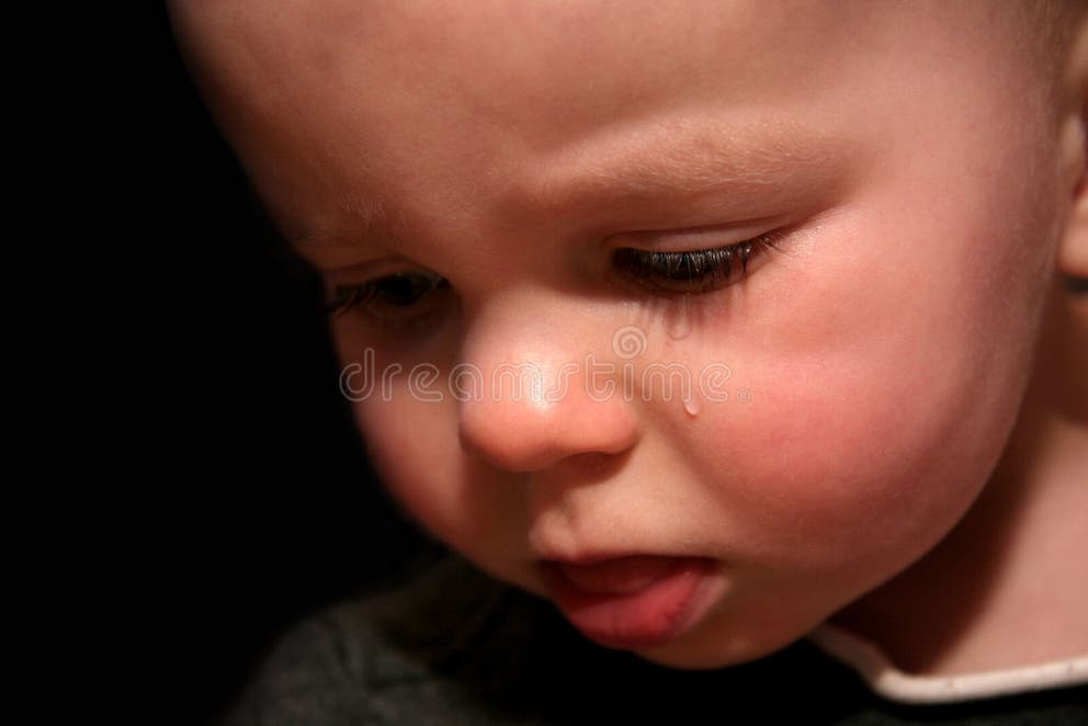 One Tear stock image. Image of children, babies, crying - 720197