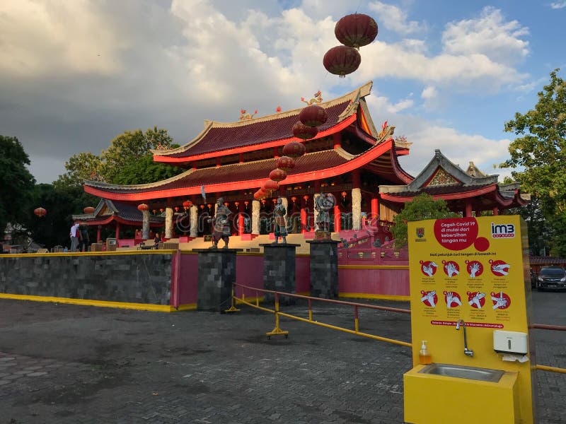 The Temple and New Normal stock image. Image of java - 200262613