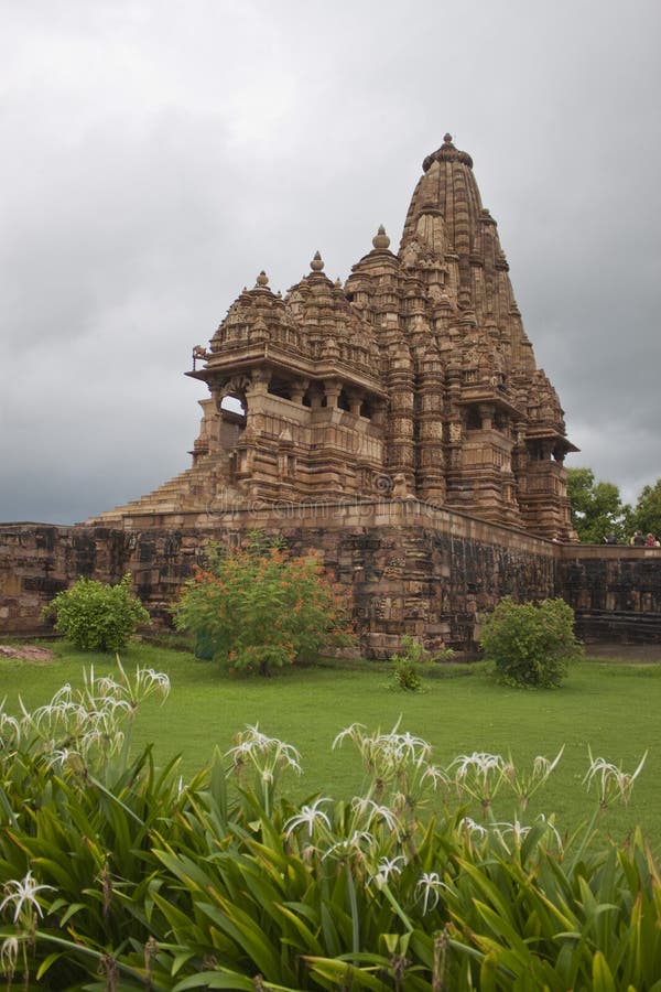 One of the Temples in Khajura Stock Photo - Image of history, historic ...