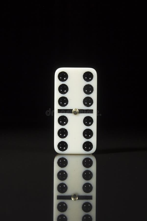 One tile dominoes stock photo. Image of studio, game - 143465942