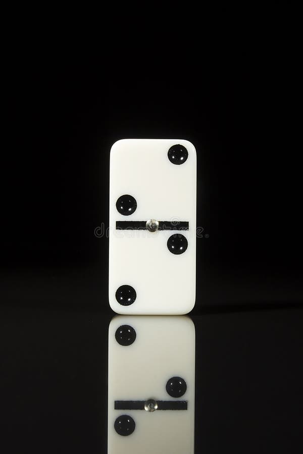 One tile dominoes stock photo. Image of studio, game - 143465942