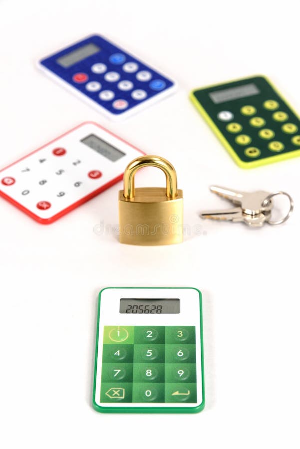 One Time Password Card. stock image. Image of passcode - 59829733