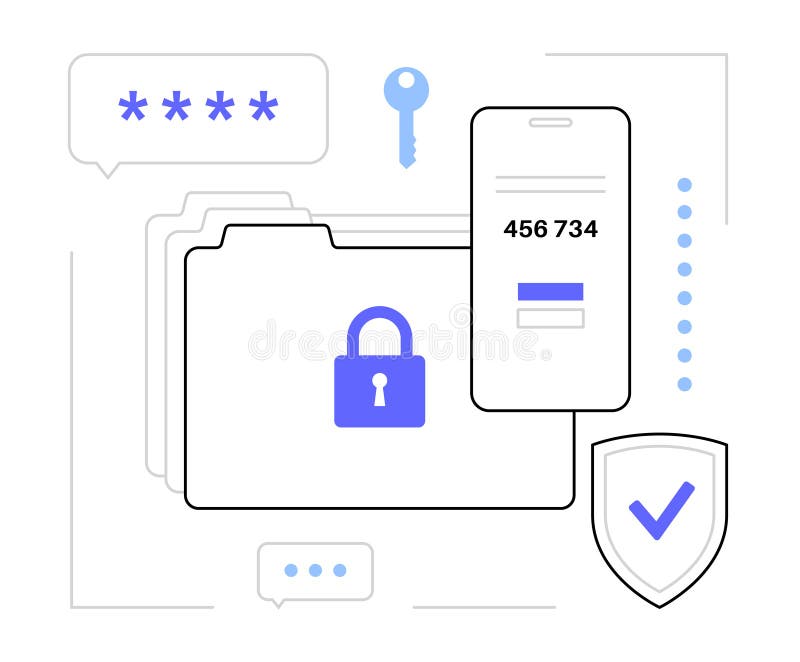 One Time Password Stock Illustrations – 135 One Time Password Stock ...