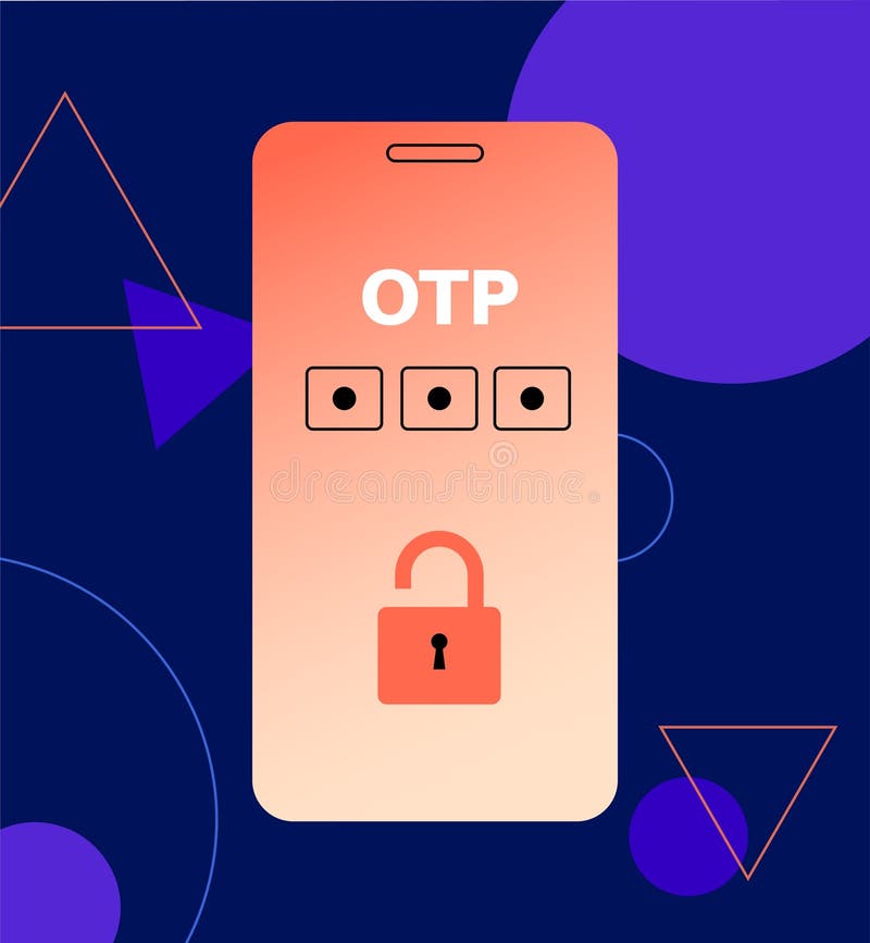 One time password stock vector. Illustration of payment - 253448085